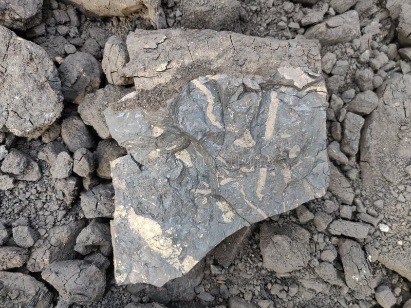 The Lignite Coal Spontaneous Combustion Stock Image - Image of flame ...