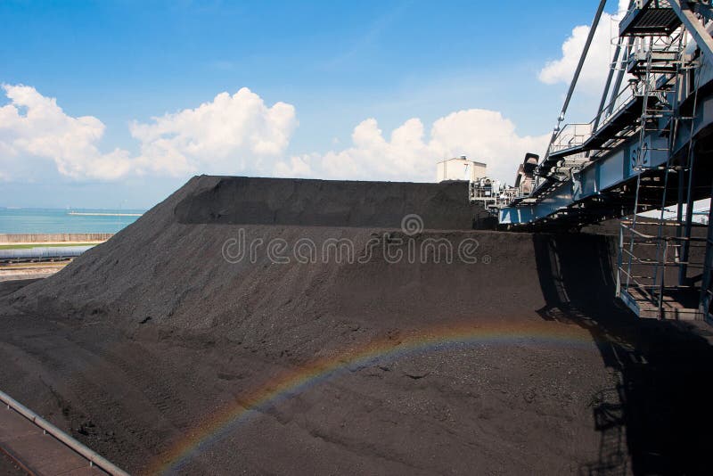 Lignite Mass Raw Material for Generator Power Plan Stock Photo - Image ...
