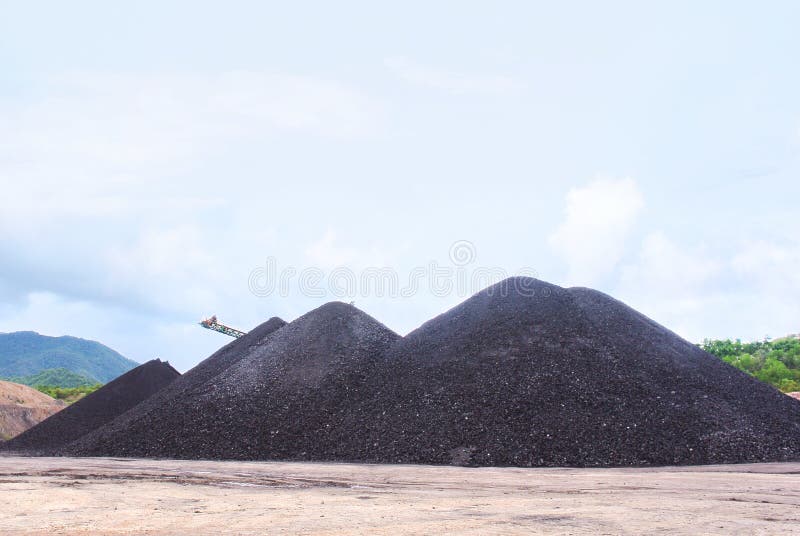 Lignite Mass Raw Material for Generator Power Plan Stock Photo - Image ...