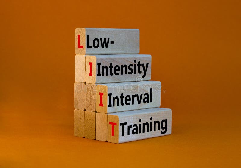 LIIT Low-intensity Interval Training Symbol. Concept Words LIIT Low ...