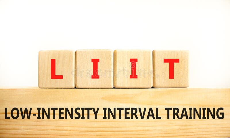 LIIT Low-intensity Interval Training Symbol. Concept Words LIIT Low ...