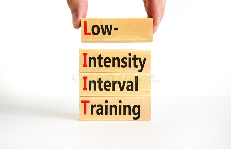 LIIT Low-intensity Interval Training Symbol. Concept Words LIIT Low ...
