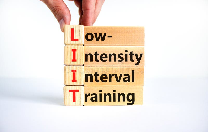 LIIT Low-intensity Interval Training Symbol. Concept Words LIIT Low ...