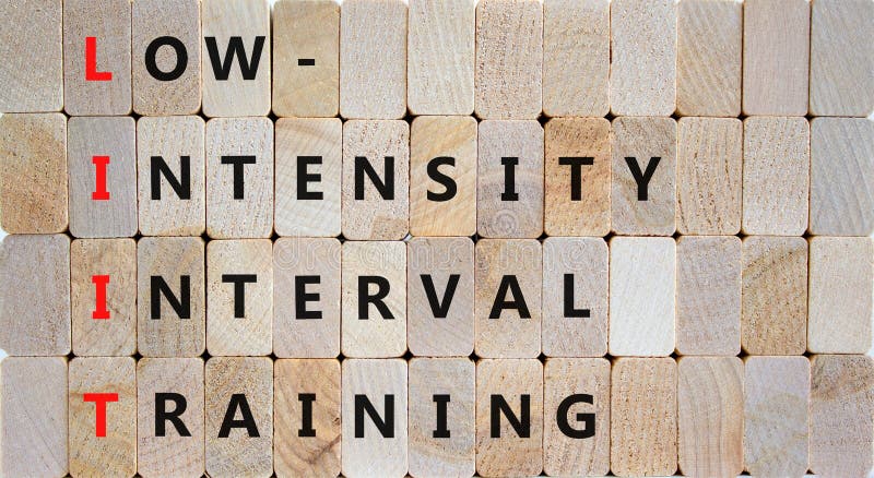 LIIT Low-intensity Interval Training Symbol. Concept Words LIIT Low ...