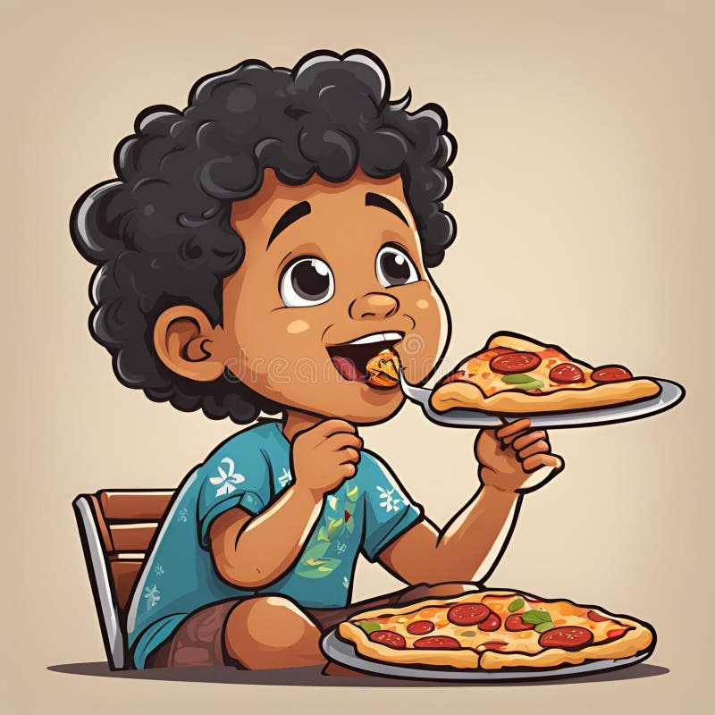 Cartoon Boy Eating Burger Stock Illustrations – 496 Cartoon Boy Eating ...