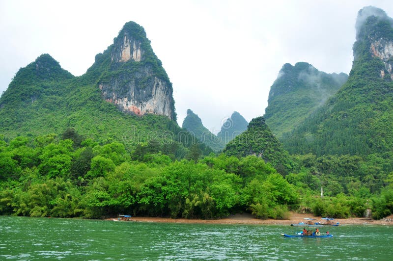 Lijiang River in Guilin stock image. Image of speical - 64501119
