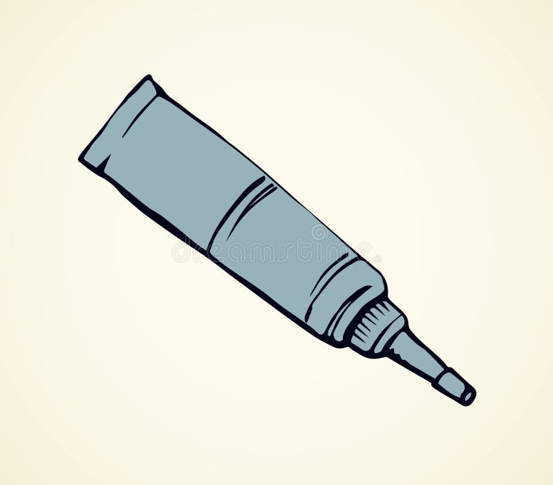 Lijm Vector tekening vector illustratie. Illustration of voorwerp ...