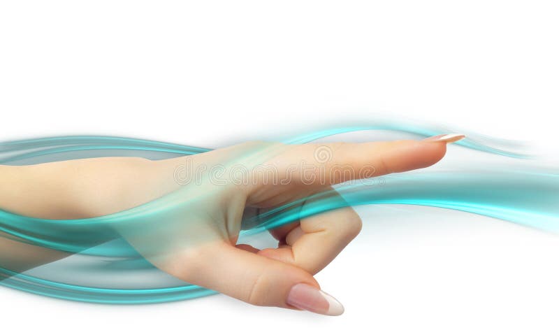 Lijnen die hand verpakken stock afbeelding. Image of ronde - 18605191