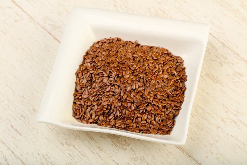 Lijnzaad stock foto. Image of vettig, vegetariër, geneeskunde - 111870128