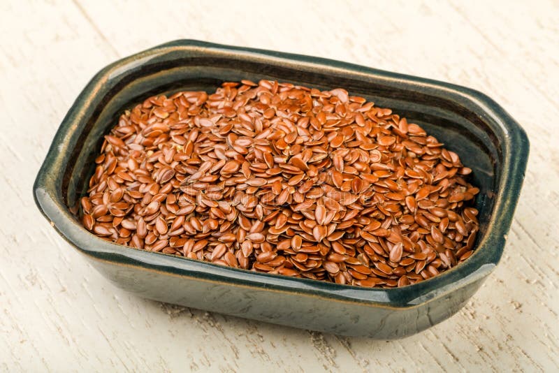 Lijnzaad stock afbeelding. Image of achtergrond, voedzaam - 112252835