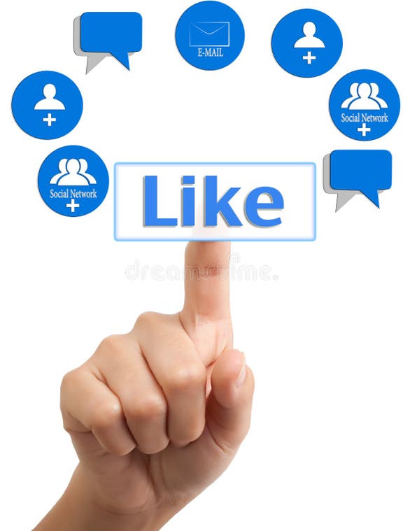 Like stock image. Image of like, hand, network, message - 19657559