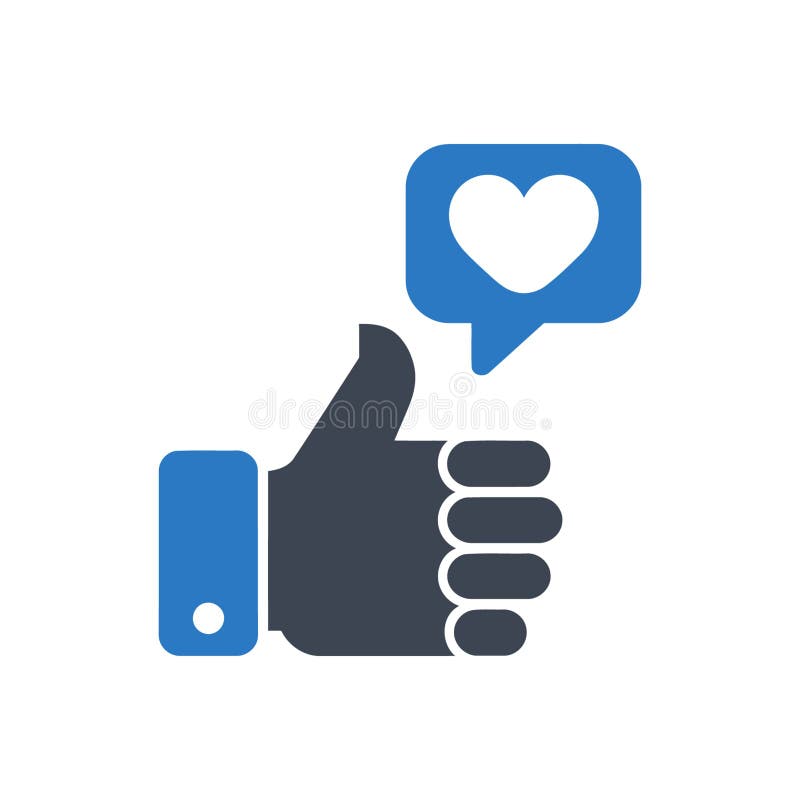 Like Approval Icon stock vector. Illustration of like - 361729725