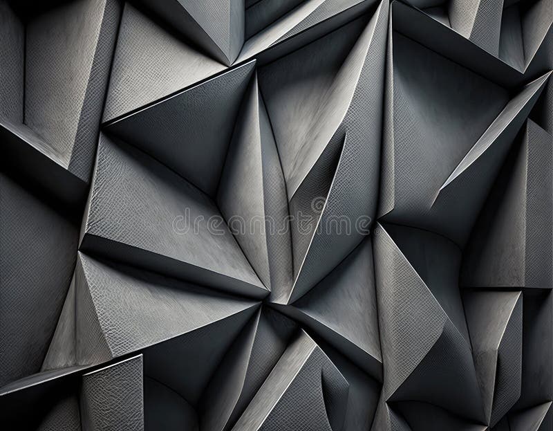 Like As 3d, Hexagonal Geometric Carbon Abstract Picture of a Gray ...