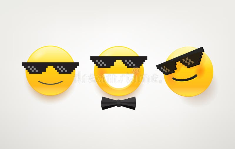 Boss Emoji 3d Vector. Emoticon Isolated on White Background Stock ...