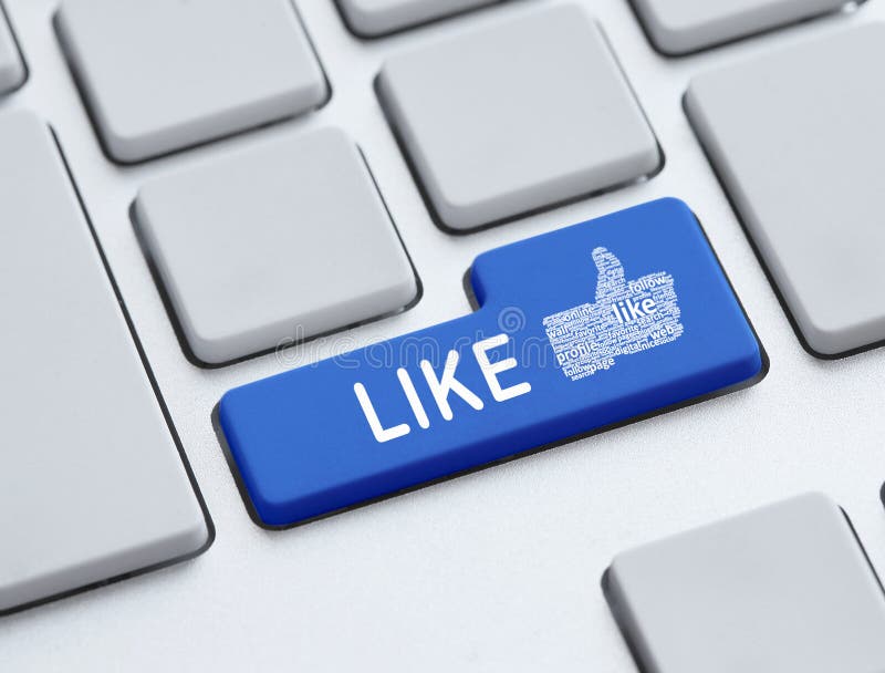 Like button stock illustration. Illustration of global - 25241497