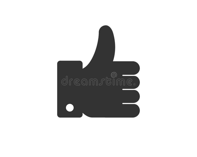 Like Symbol Thumb Up Hand Icon Stock Vector - Illustration of element ...