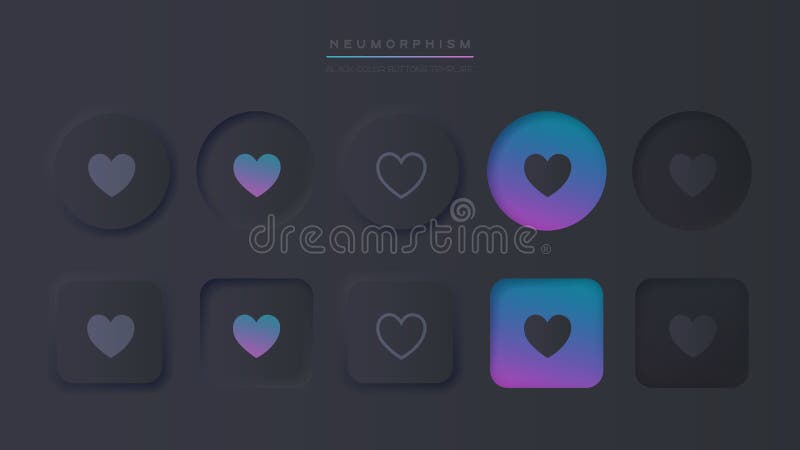 Neumorphic Circle Stock Illustrations – 2,122 Neumorphic Circle Stock ...