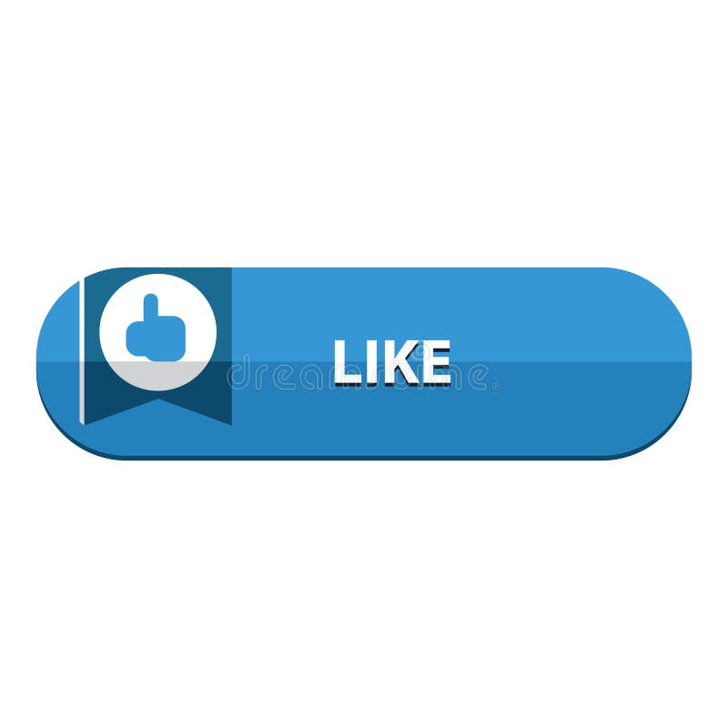 Like Button. Vector Illustration Decorative Design Stock Vector ...