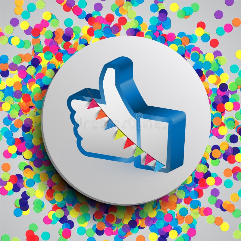 Like Button for Webpages, Vector Stock Vector - Illustration of ...