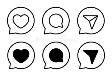 Instagram Comment Icon Stock Illustrations – 2,931 Instagram Comment ...