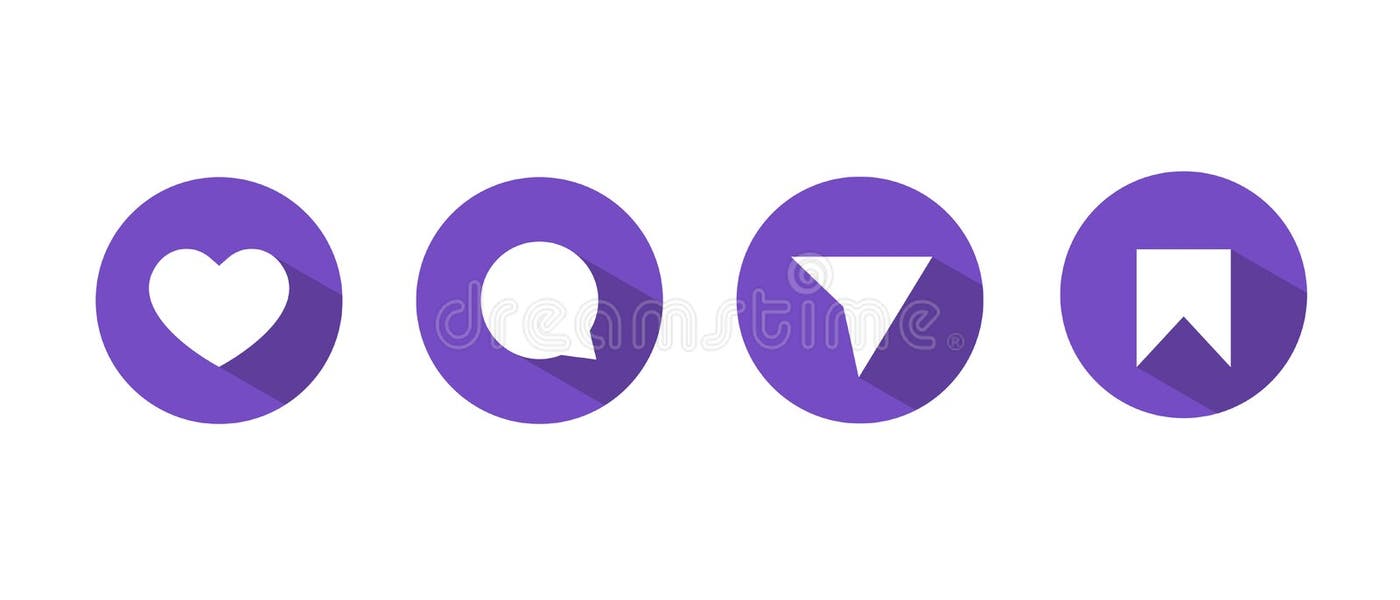 Instagram Like Comment Share Stock Illustrations – 1,755 Instagram Like ...