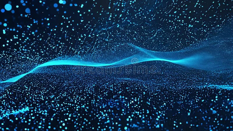 Like a Digital Mosaic this Background Has Small Blue Particles Arranged ...