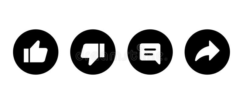 Circle Dislike Stock Illustrations – 1,653 Circle Dislike Stock ...