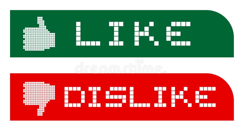 Like dislike icon stock vector. Illustration of competition - 30756262
