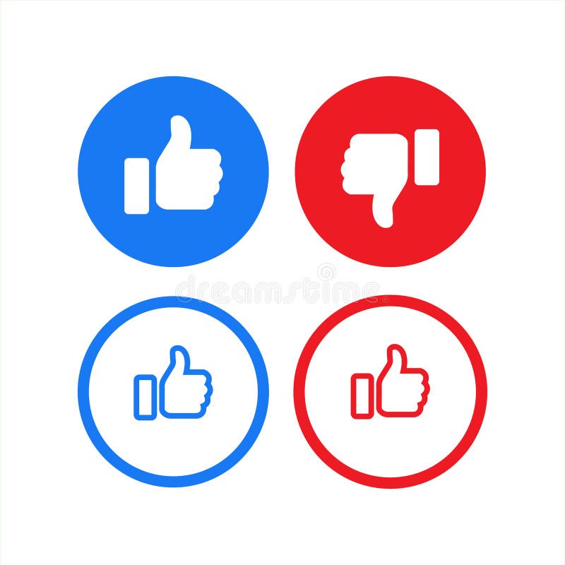 Like Dislike Cartoon Stock Illustrations – 1,224 Like Dislike Cartoon ...