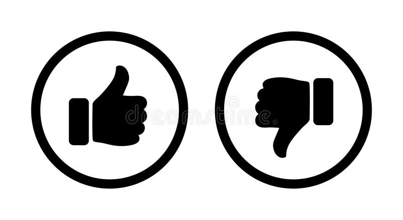 Rating and Feedback Scale with Like, Dislike and Average Symbol Colour ...