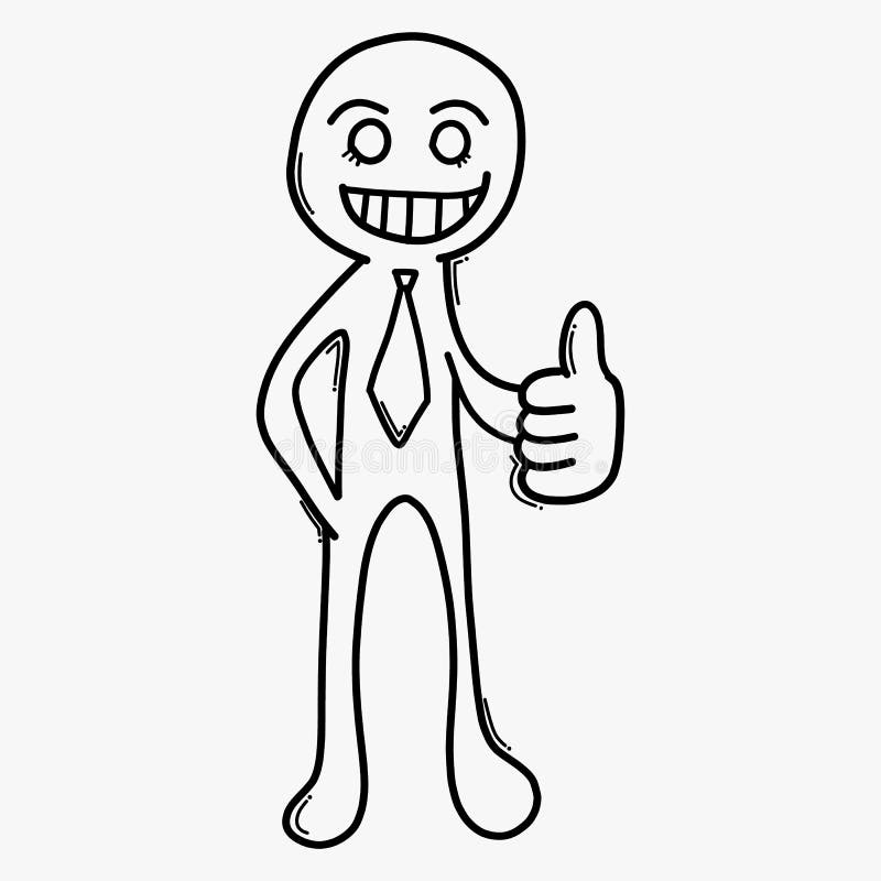 Like. Doodle Vector Icon. Drawing Sketch Illustration Hand Drawn ...