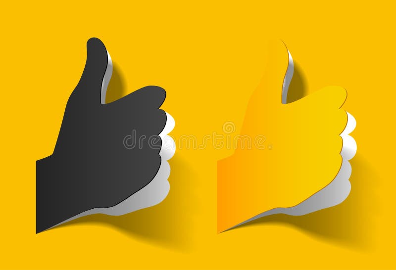 Thumbs up, down and middle stock illustration. Illustration of render ...