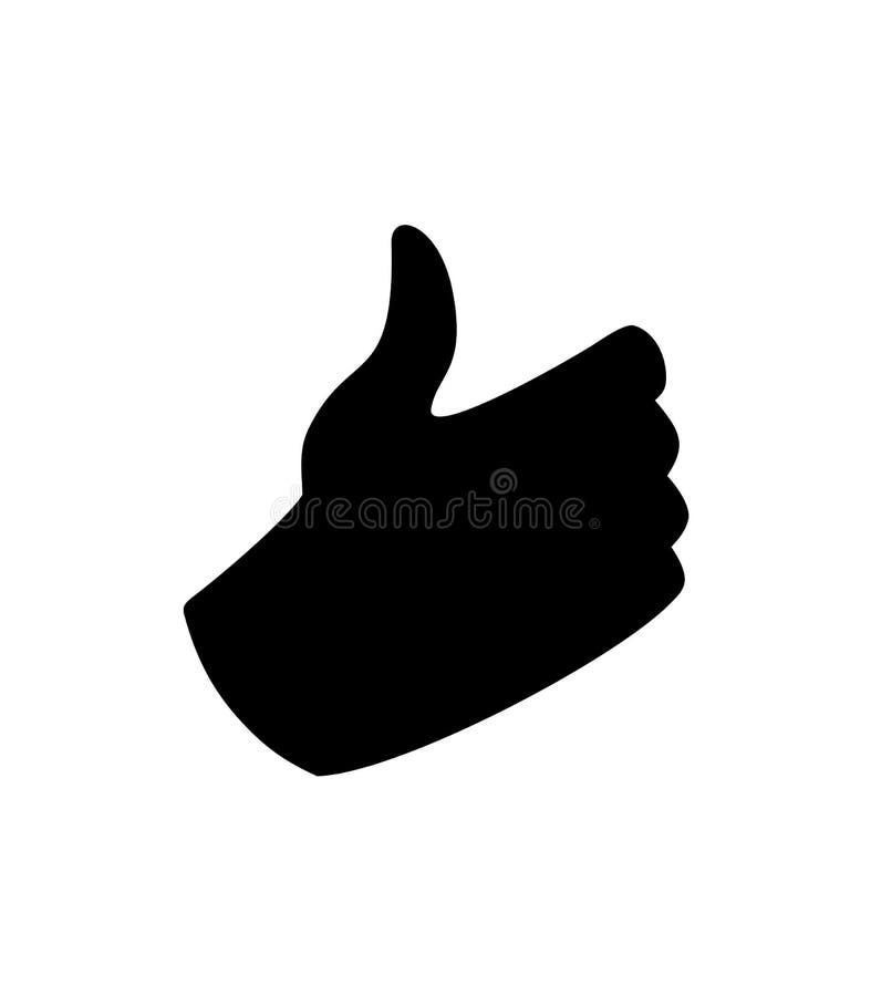 Like hand icon stock vector. Illustration of network - 109049579