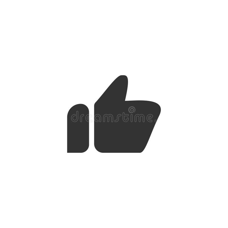 Like Hand Icon in Simple Design. Vector Illustartion Stock Vector ...
