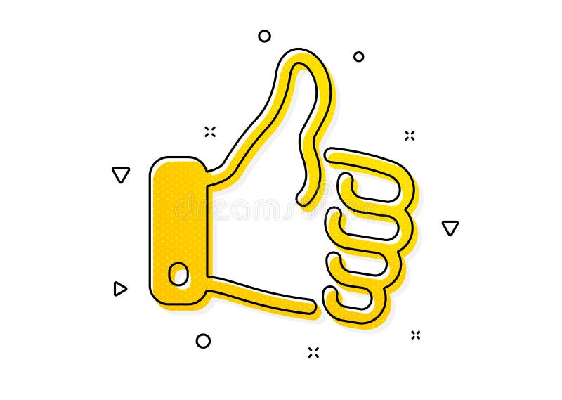Like Hand Icon. Thumbs Up Finger Sign. Vector Stock Vector ...
