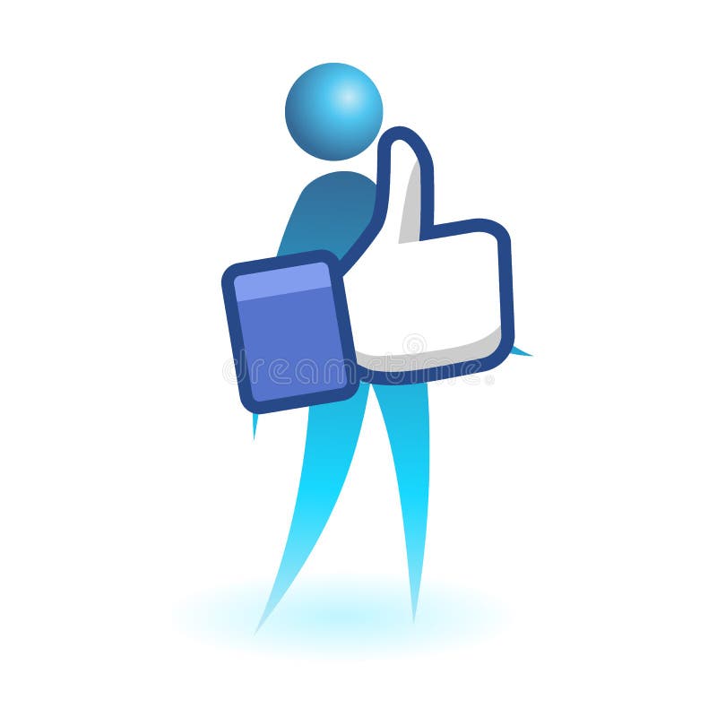 Like in the hand of people stock vector. Illustration of like - 37751810