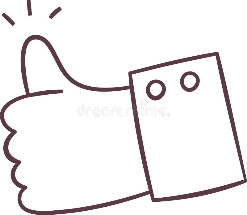 Like Hand Symbol stock vector. Illustration of hand - 318461012