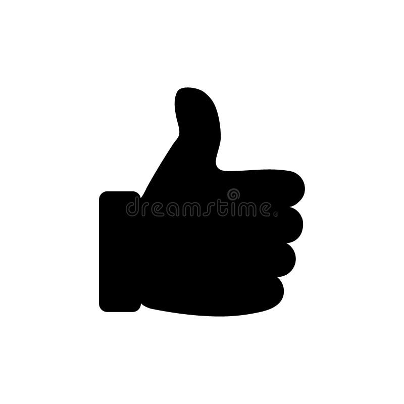 Like Hand Vector. Thumbs Up Icon Stock Illustration Stock Illustration ...