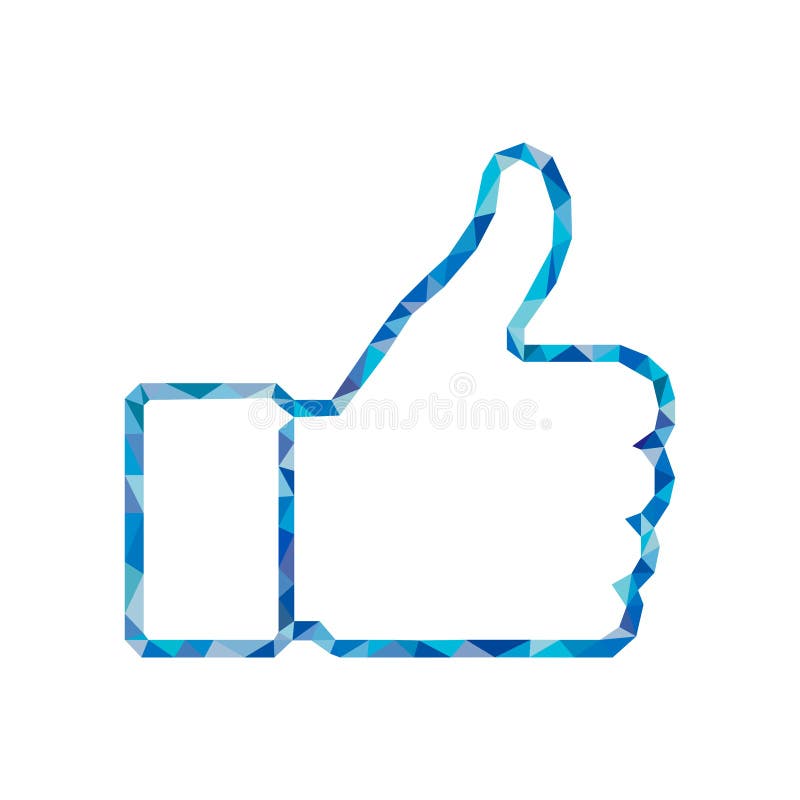 Vector Like button stock vector. Illustration of icon - 188870125