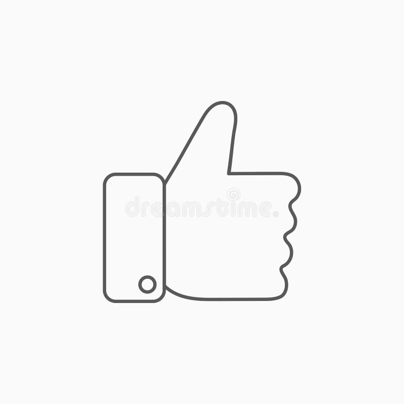 Like Icon, Hand, Approve, Success Stock Vector - Illustration of nice ...