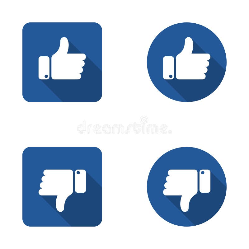 Like Icon in Flat Style Isolated on White Background. Like Symbol for ...