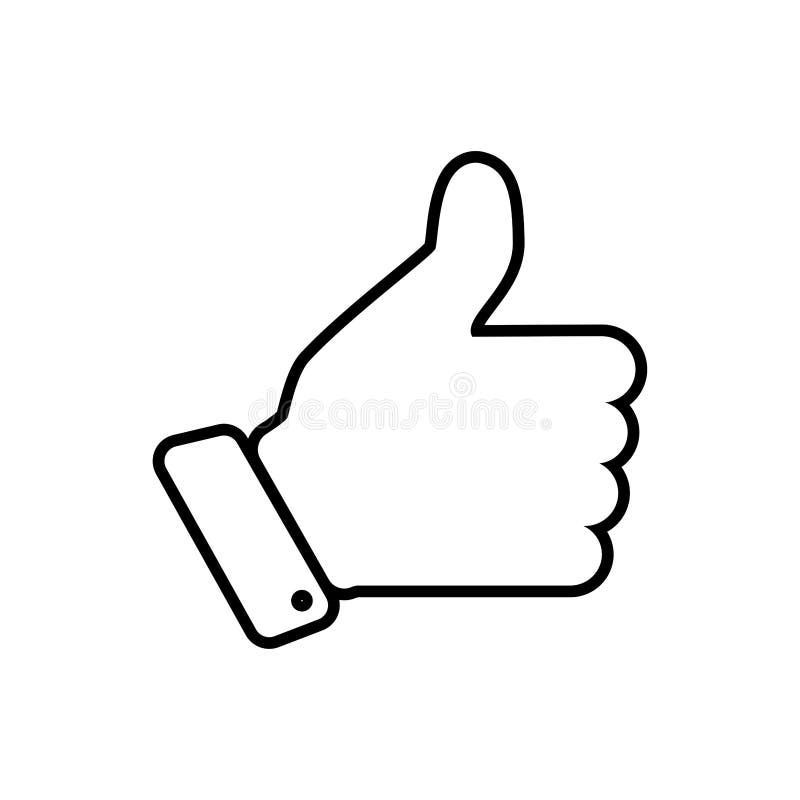 Like Icon. Social Media Sign. Like Symbol Vector Stock Vector ...