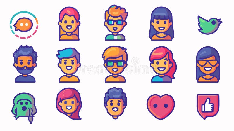 Professional Like Icon Vector Illustration for Creative Projects Stock ...