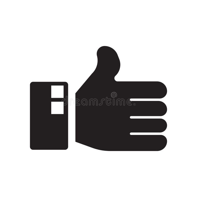 Like Icon Vector Isolated on White Background, Like Sign Stock Vector ...