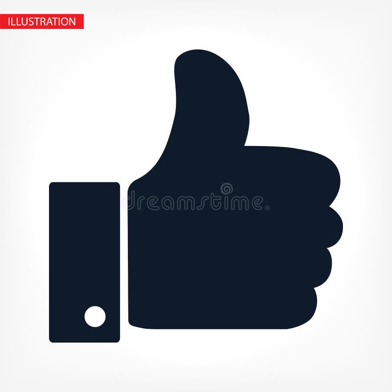 LIKE Icon . Vector LIKE . Illustration LIKE . 10 Eps LIKE . Simple ...