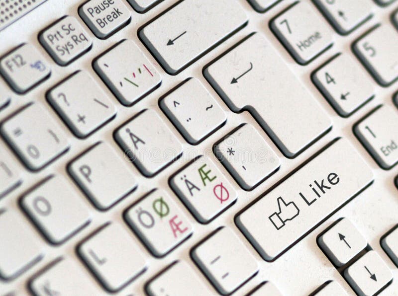 Like key stock image. Image of thumb, keypad, icon, media - 20366313