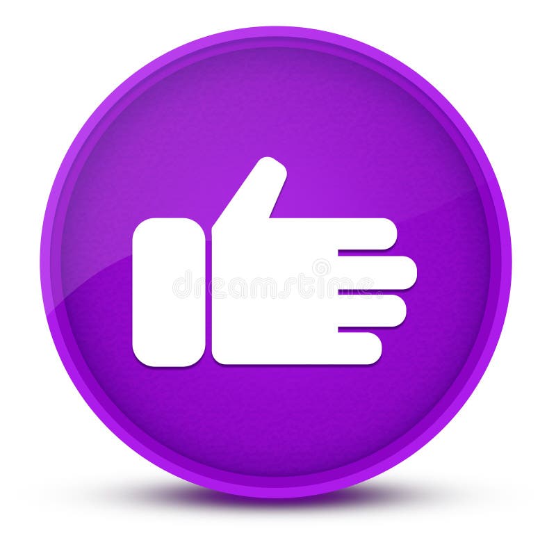 Like Luxurious Glossy Purple Round Button Abstract Stock Illustration ...