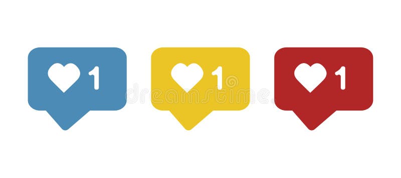 Like, Message, Illustration Vector Illustration Stock Vector ...