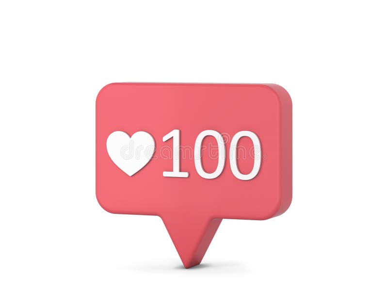 Like Notification Icons in Four Different Versions in a Flat Design ...