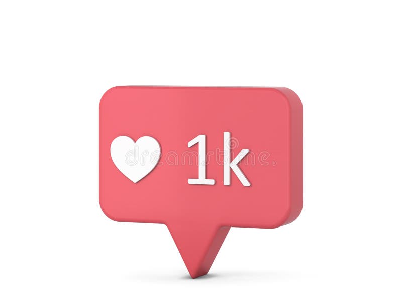 Like Notification Icons in Four Different Versions in a Flat Design ...